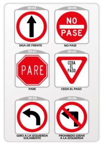 señales de tránsito
